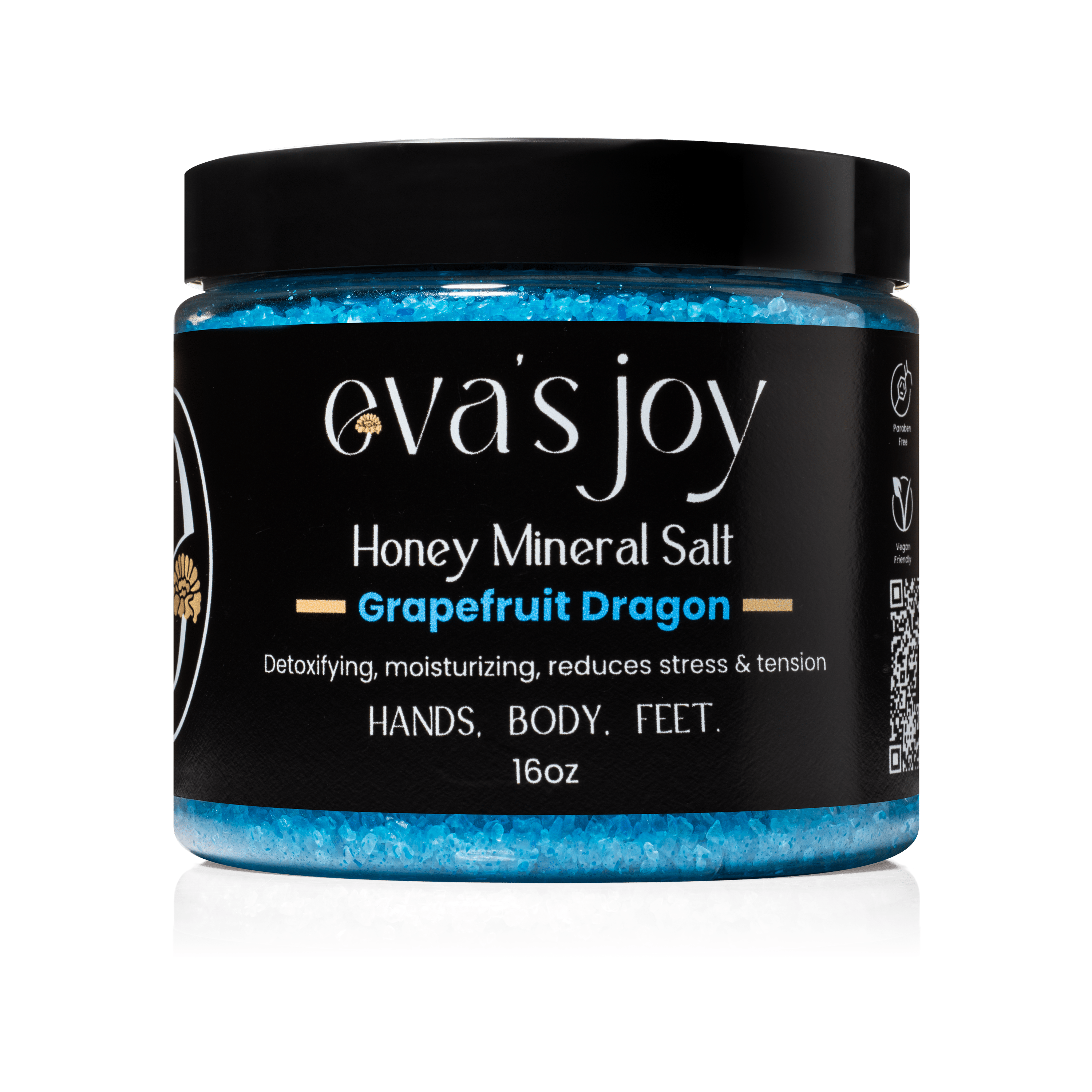 Eva's Joy Luxury Bath Salt - Grapefruit Dragon 16 oz